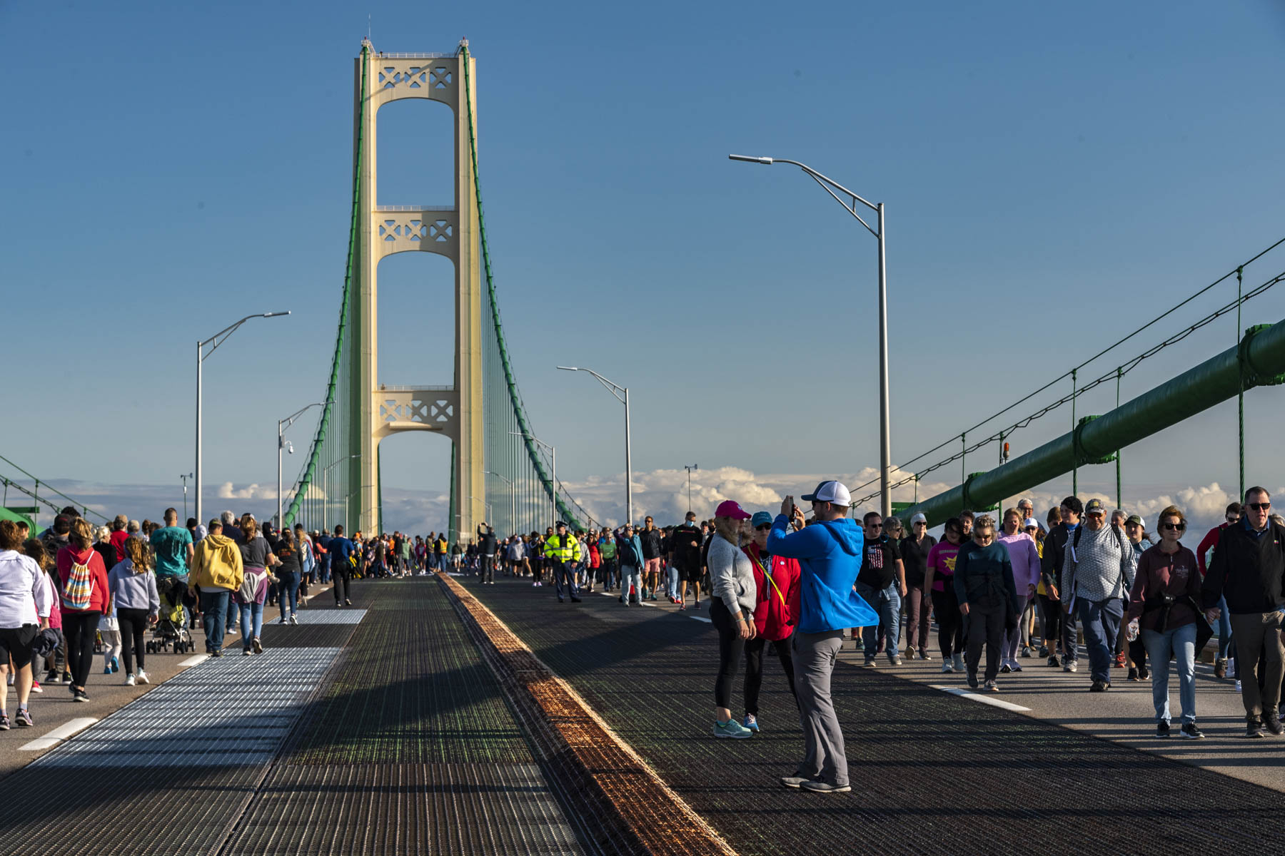 Bridge Walk 2021 -1- MDOT photo | Mackinac Bridge Authority